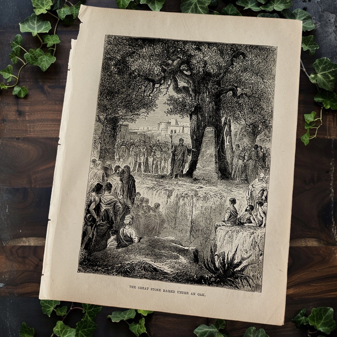 Antique Bible Engraving: 1877 Biblical Black and White Art - Etsy