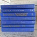 Modern Blue Books, REAL Interior Decorator Books With Blue Spines, Home ...