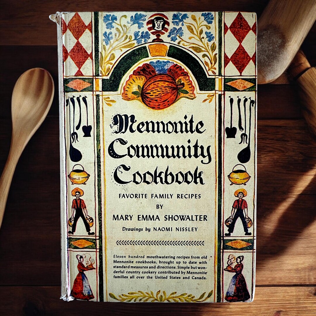 Vintage 1955 Mennonite Community Cookbook, Vintage Mennonite Cook Book ...