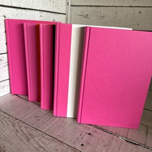 Modern Hot Pink Books Stack, Collection of 5 REAL Interior Decorator ...