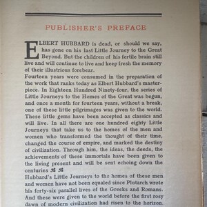Antique 1916 Little Journeys by Elbert Hubbard, Antique Leather Books ...