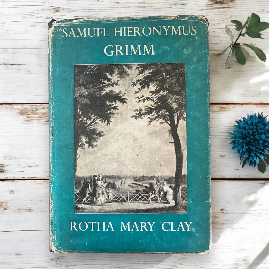 Vintage Samuel Hieronymus Grimm Biography: 1941 Swiss Artist Hardcover ...