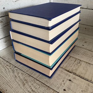 Blue Books Set: Modern Home Staging Decor, Nautical Library Collection ...