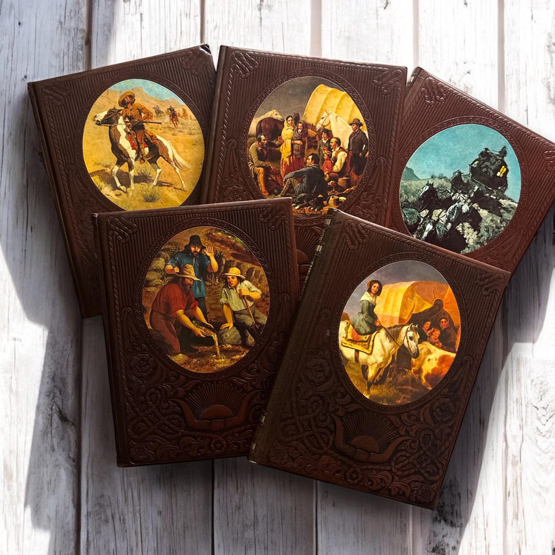 The Old West Series by Time-life Books, Brown and Gold Book Collection ...