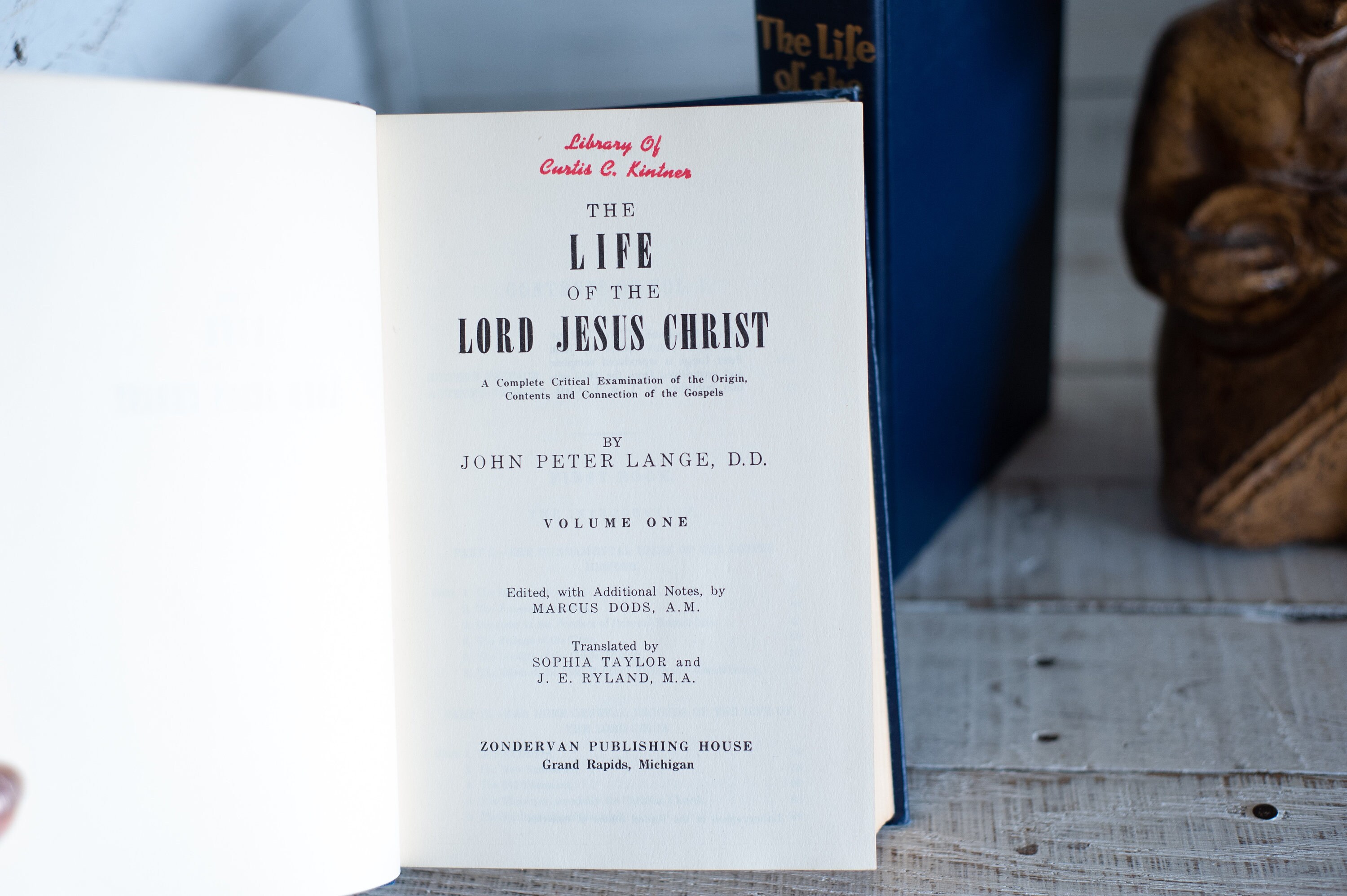 The Life of the Lord Jesus Christ by John Peter Lange - Etsy