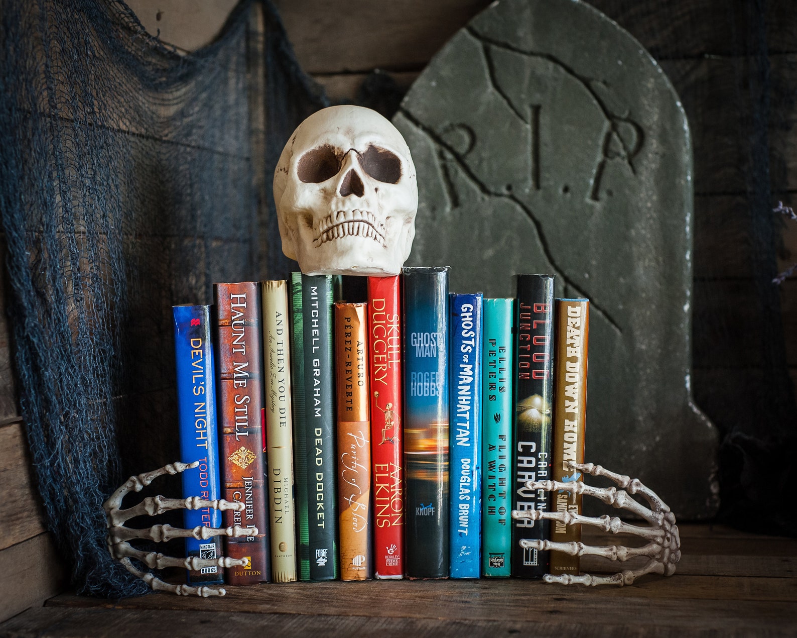 Halloween Book Set Of 11 Spooky Scary Titles Books Decorations Etsy