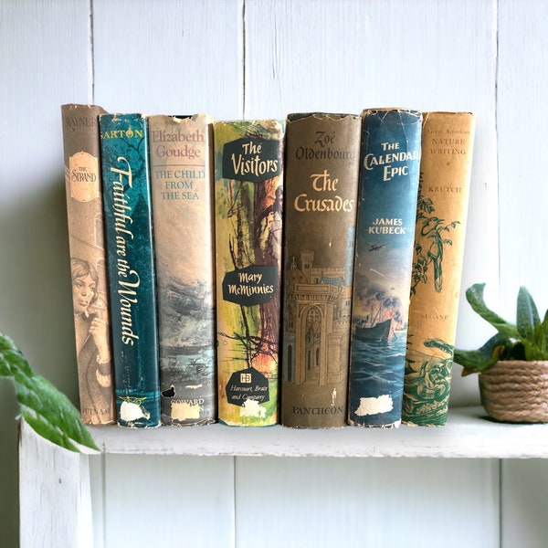 Rustic Books - Etsy