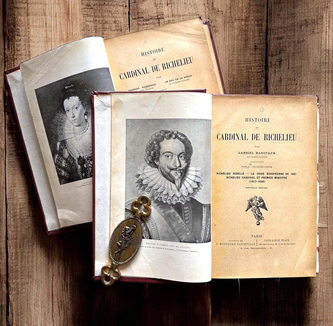 Histoire Du Cardinal De Richelieu, Vintage 1933 French History Books ...