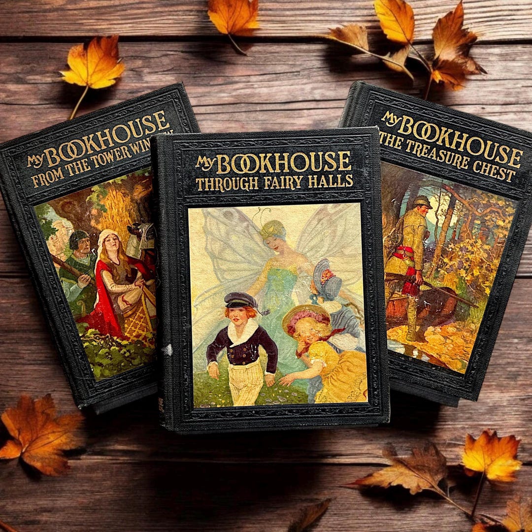 My Bookhouse Books Set, Antique 1920’s Children’s Books, Antique Fairy ...
