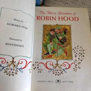 Vintage Children's Books Lot, Antique Kids Books Set of 6, Classic ...