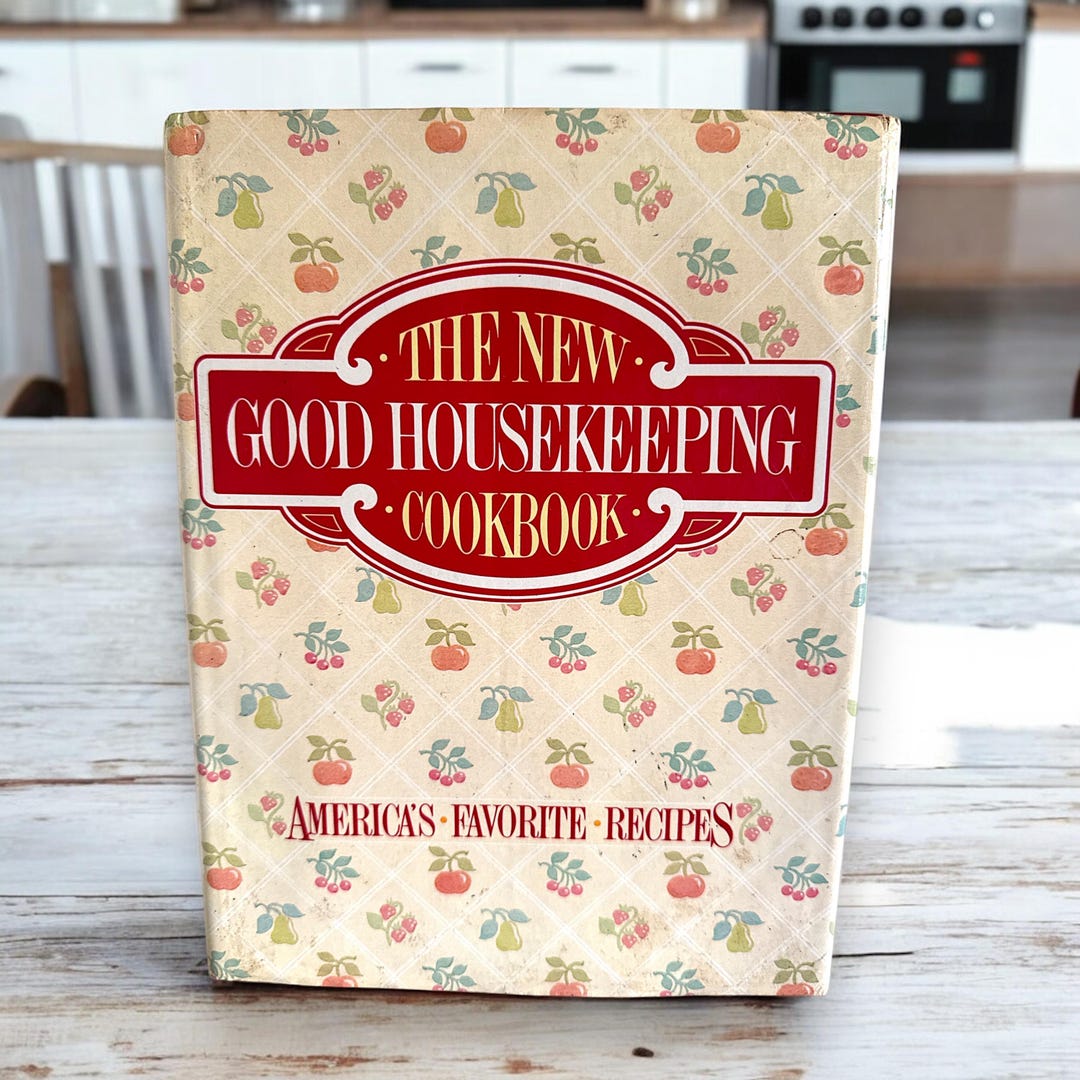 The New Good Housekeeping Cookbook 1986, Vintage Large Cookbook ...