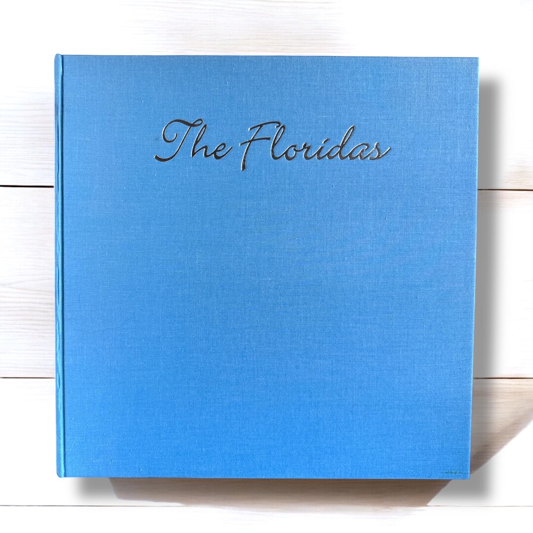 Large Blue Coffee Table Book, the Floridas Coffee Table Book, Signed ...