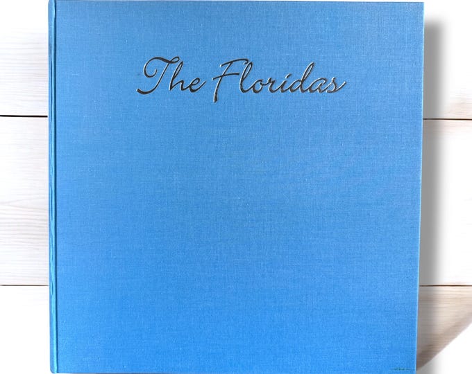 Large Blue Coffee Table Book, the Floridas Coffee Table Book, Signed ...