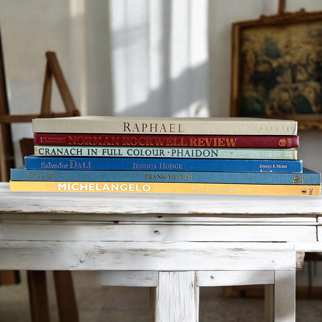 Vintage Famous Artist Art Books, Coffee Table Art Book, Large Art Book ...