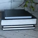 Black Coffee Table Books: Silver Accent Decorator Book Stack - Etsy