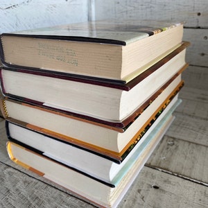 Modern Fall Colors Books Stack, Collection of 5 REAL Interior Decorator ...