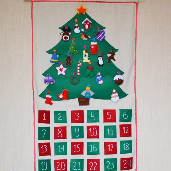 Felt Advent Calendar - Etsy