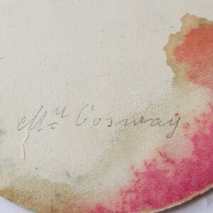 Antique-rare and Superb Hand Painted Gouache Miniature Portrait of ...