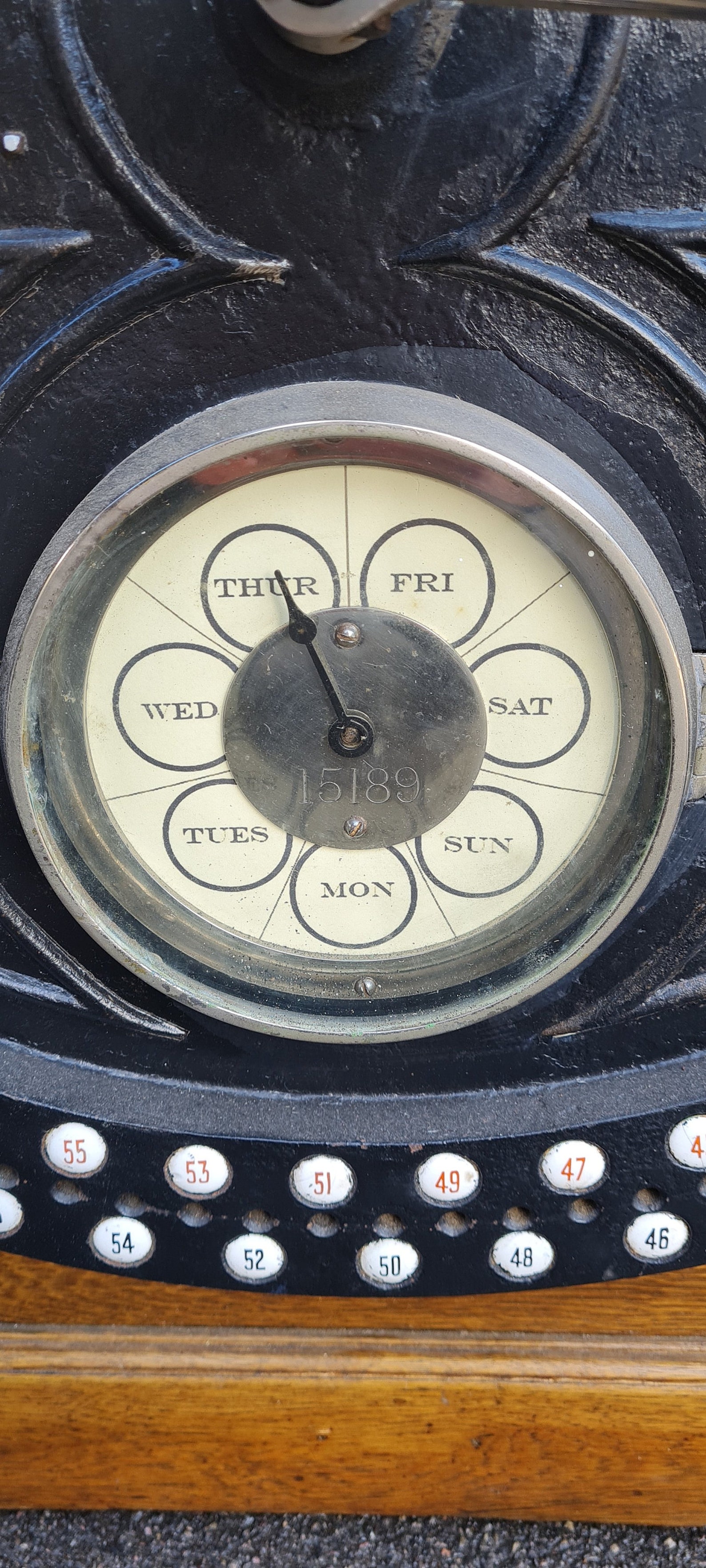 Antique-rare-the Dey Time Register Clock-howard Bros-liverpool & London ...