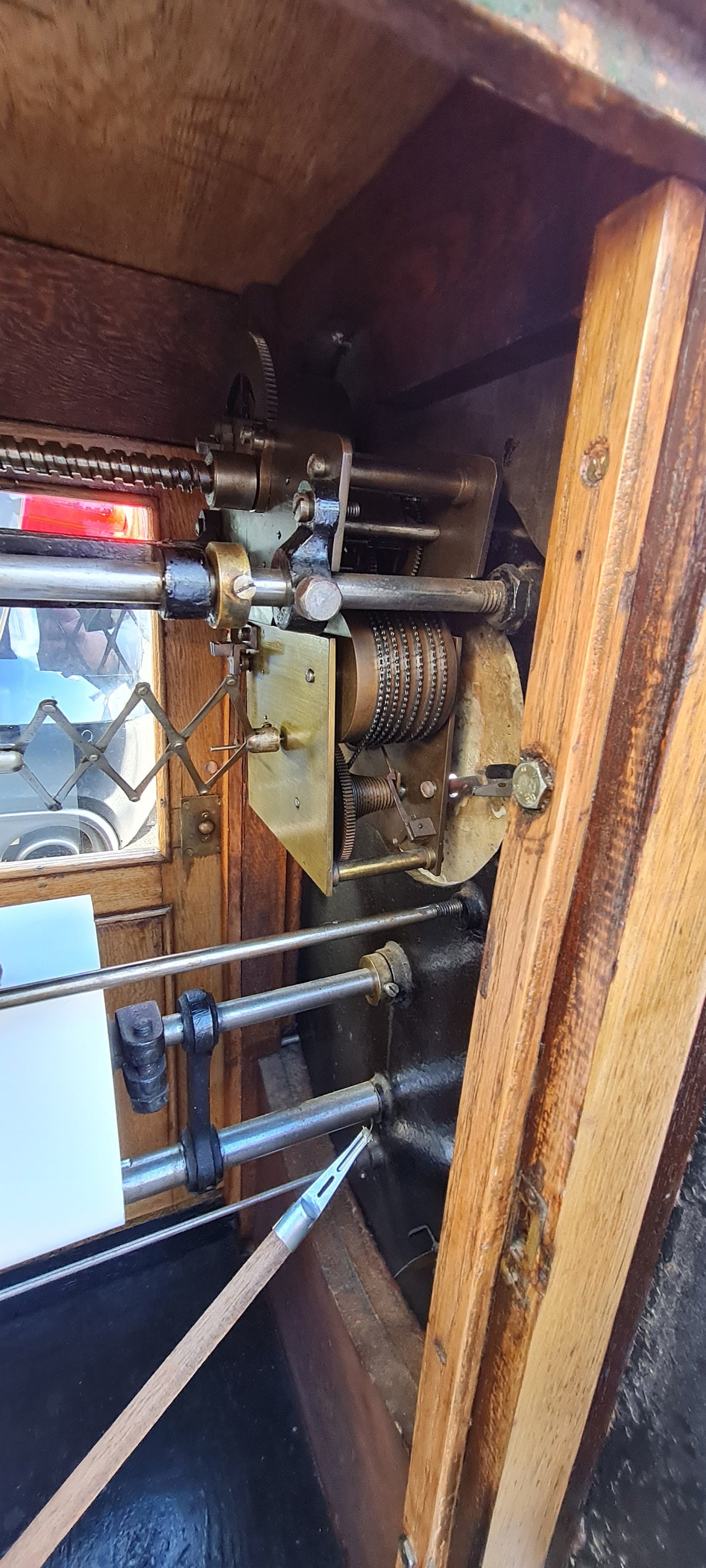 Antique-rare-the Dey Time Register Clock-howard Bros-liverpool & London ...