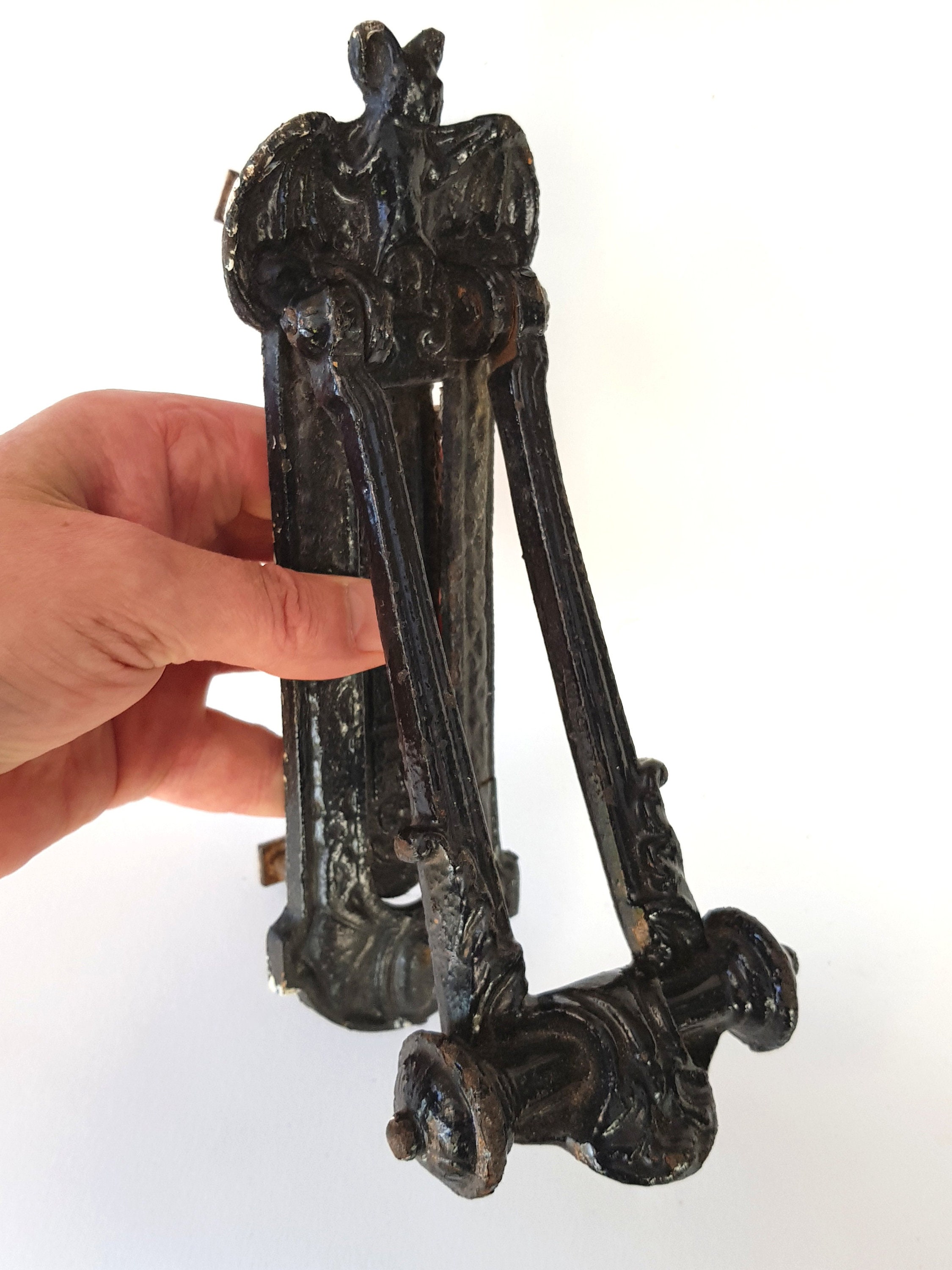 Antique-Victorian-Spooky Cast Iron Bat Figure Door Knocker | Etsy