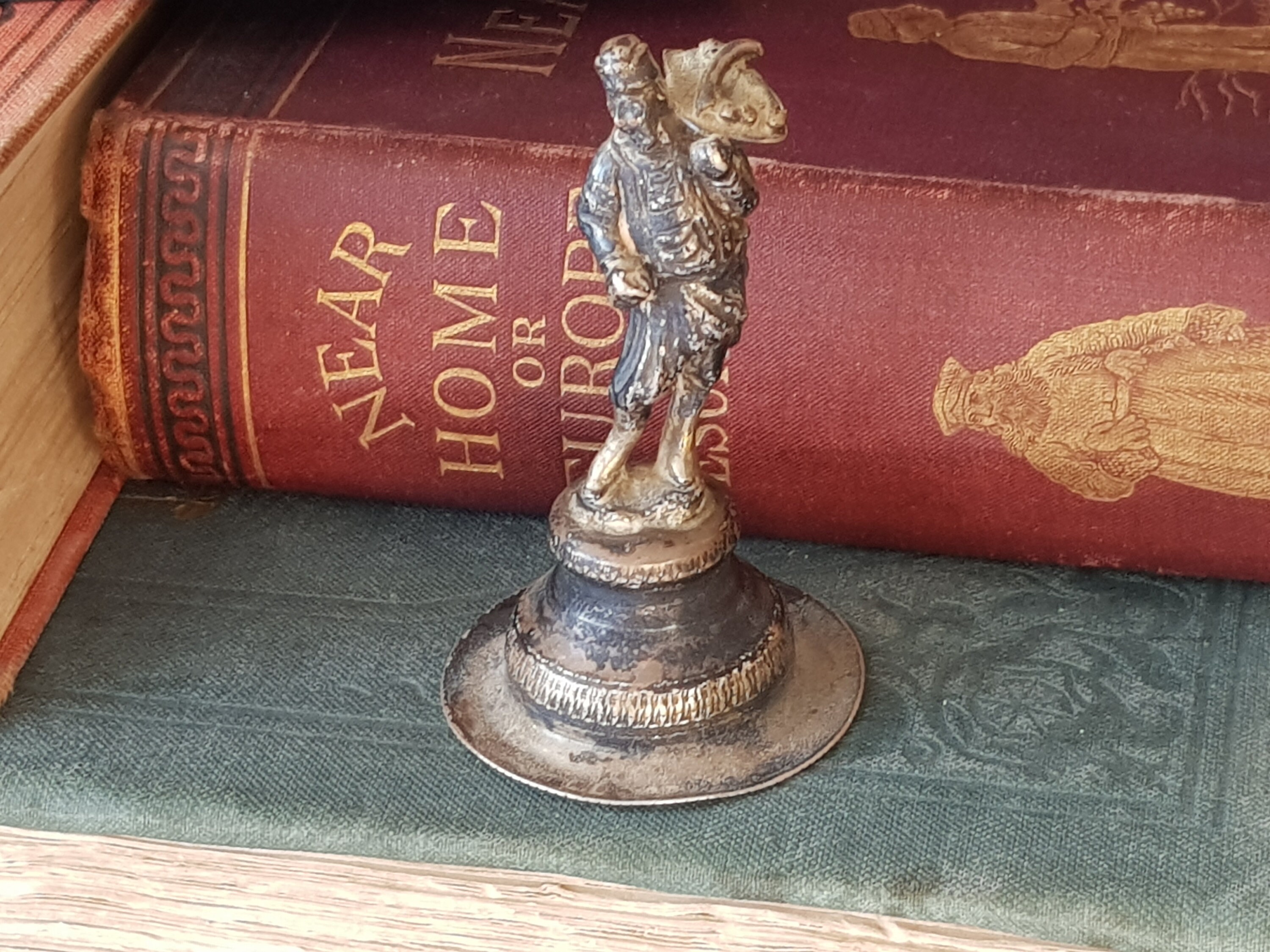 Home & Living Bells Antique-Solid Silver Dutch Import Desk Bell As ...