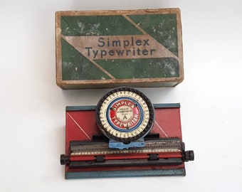 Simplex Typewriter | Etsy