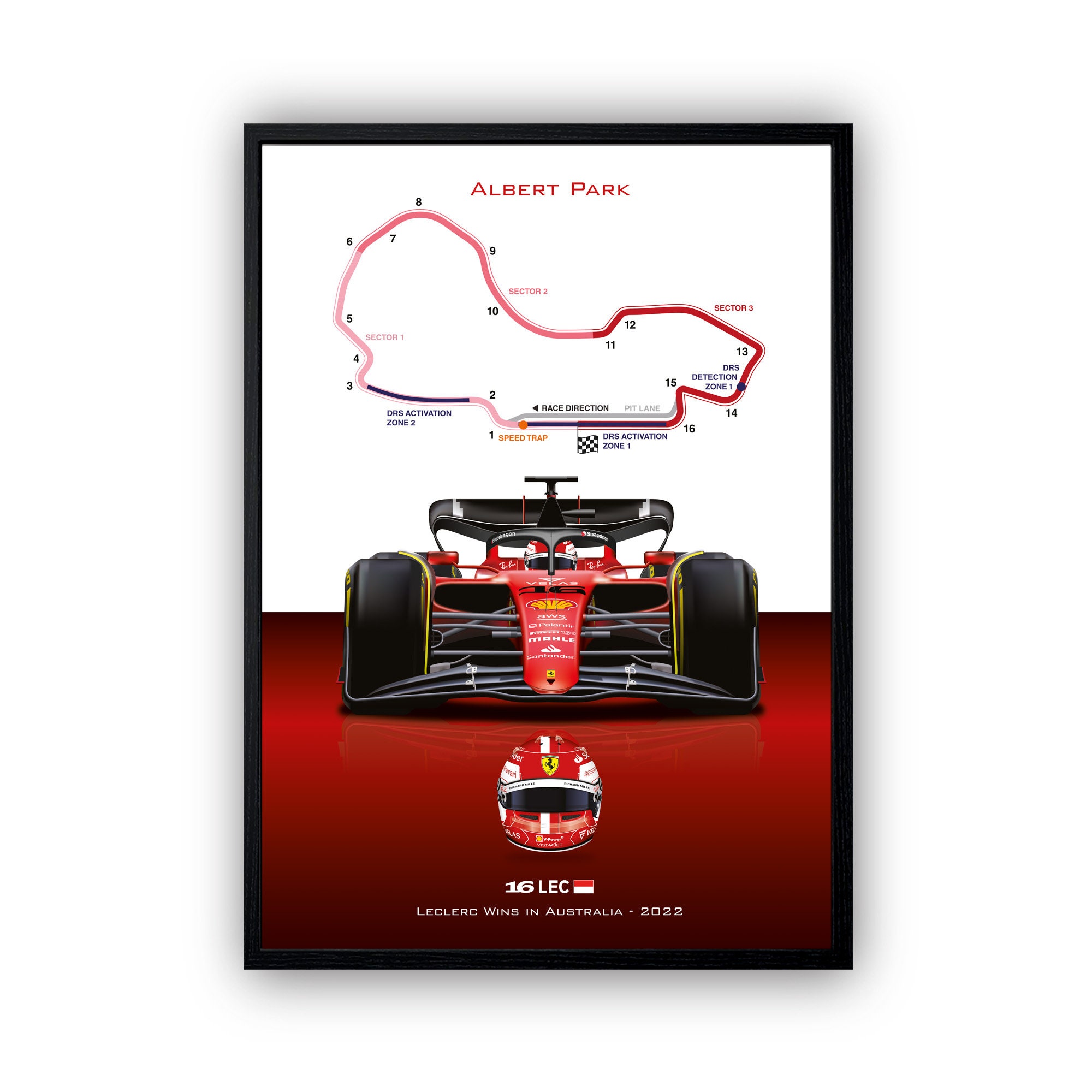 Formula 1 Custom Poster Driver and Racing Car Print F1 - Etsy