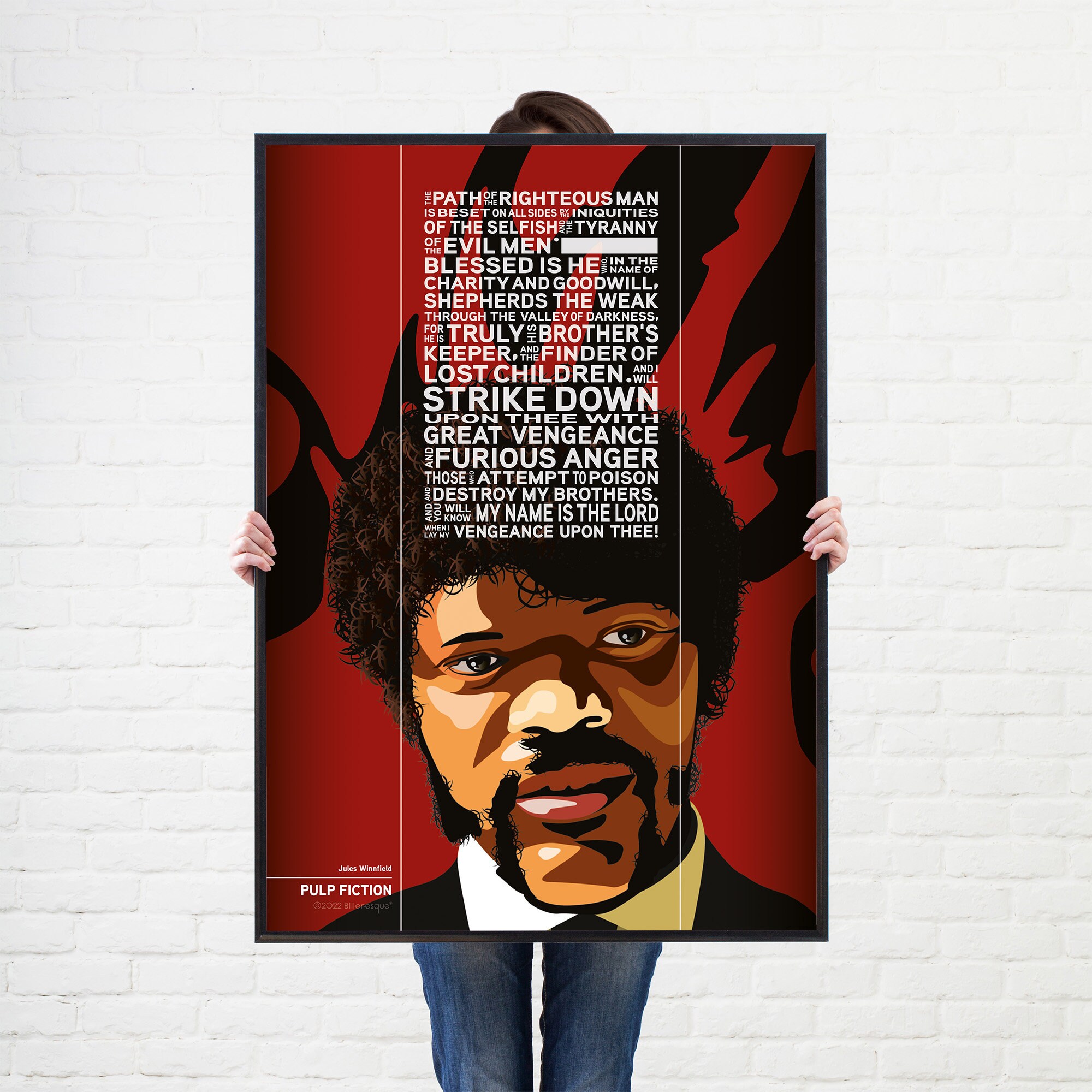 Pulp Fiction Samuel L Jackson Art