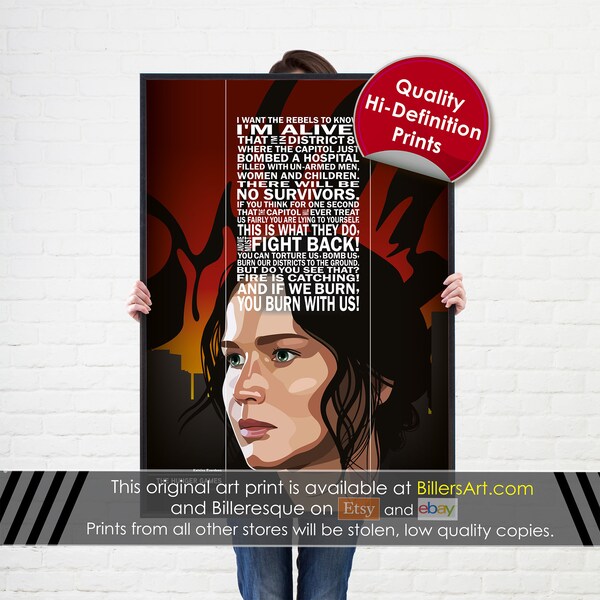Hunger Game Poster - Etsy