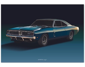 Dodge Charger Poster - Etsy