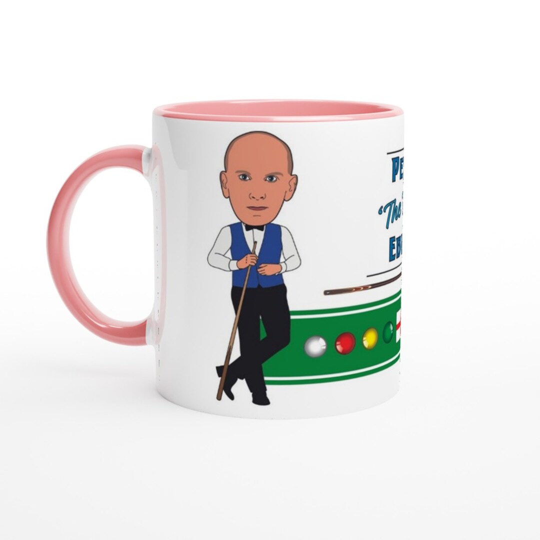 Peter Ebdon Top 20 Legend Caricature Mug Choose Your Colour - Etsy