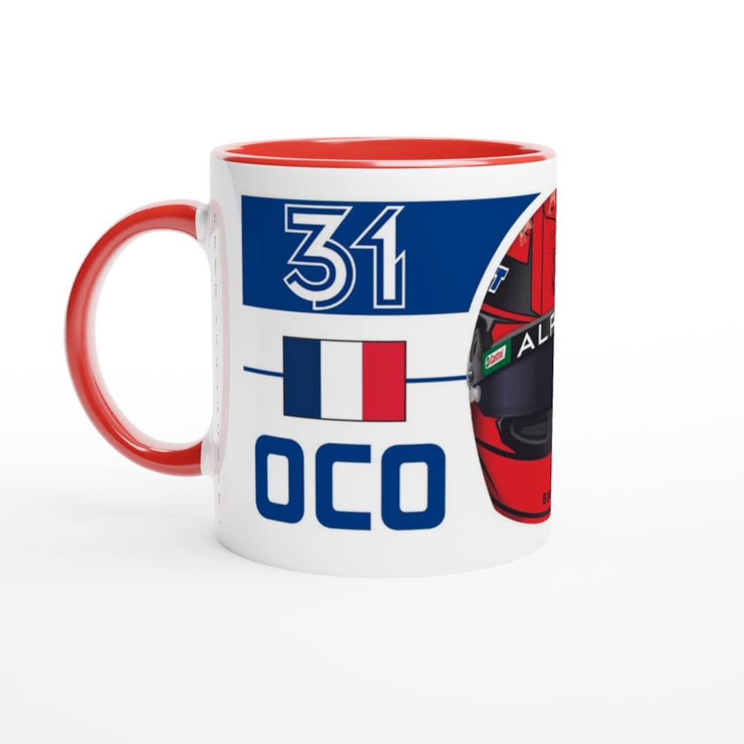 Esteban Ocon 2024 Helmet Formula 1 Mug Alpine Mug F1 Drivers Mug Racing ...