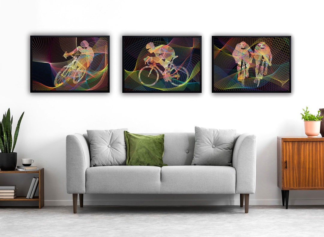Cycle Racing Poster Cycling Poster Cyclist Poster Print Road - Etsy