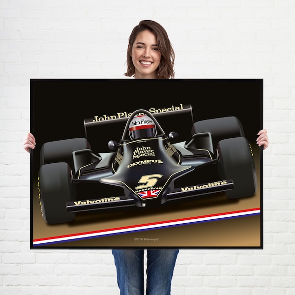 Mario Andretti - Etsy