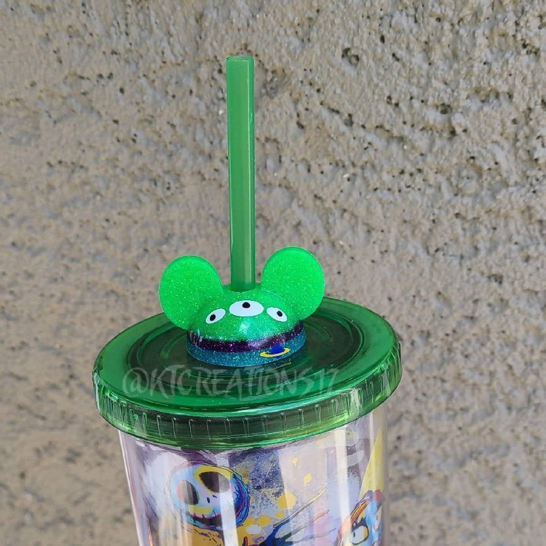 Green Alien Toy Story Straw Topper - Etsy
