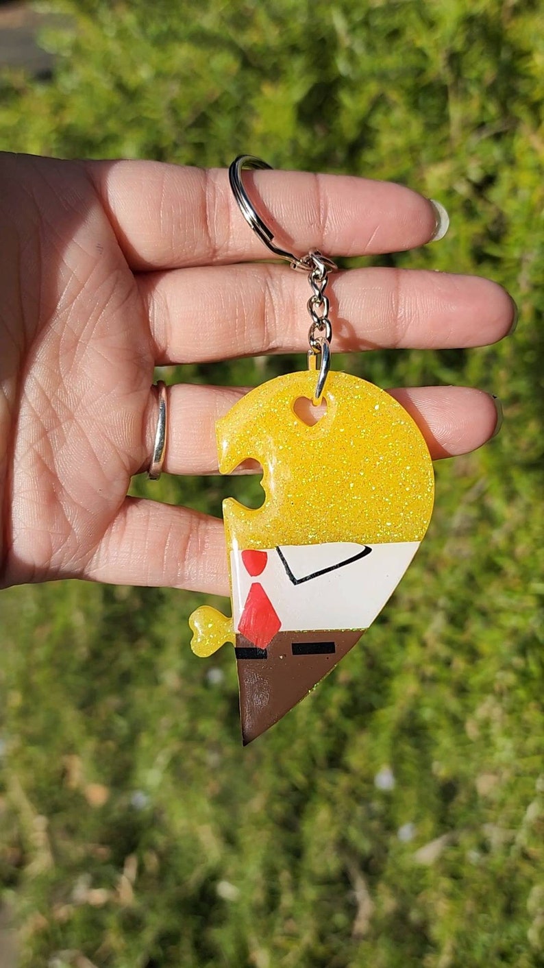 Spongebob and Patrick Bff Keychains - Etsy