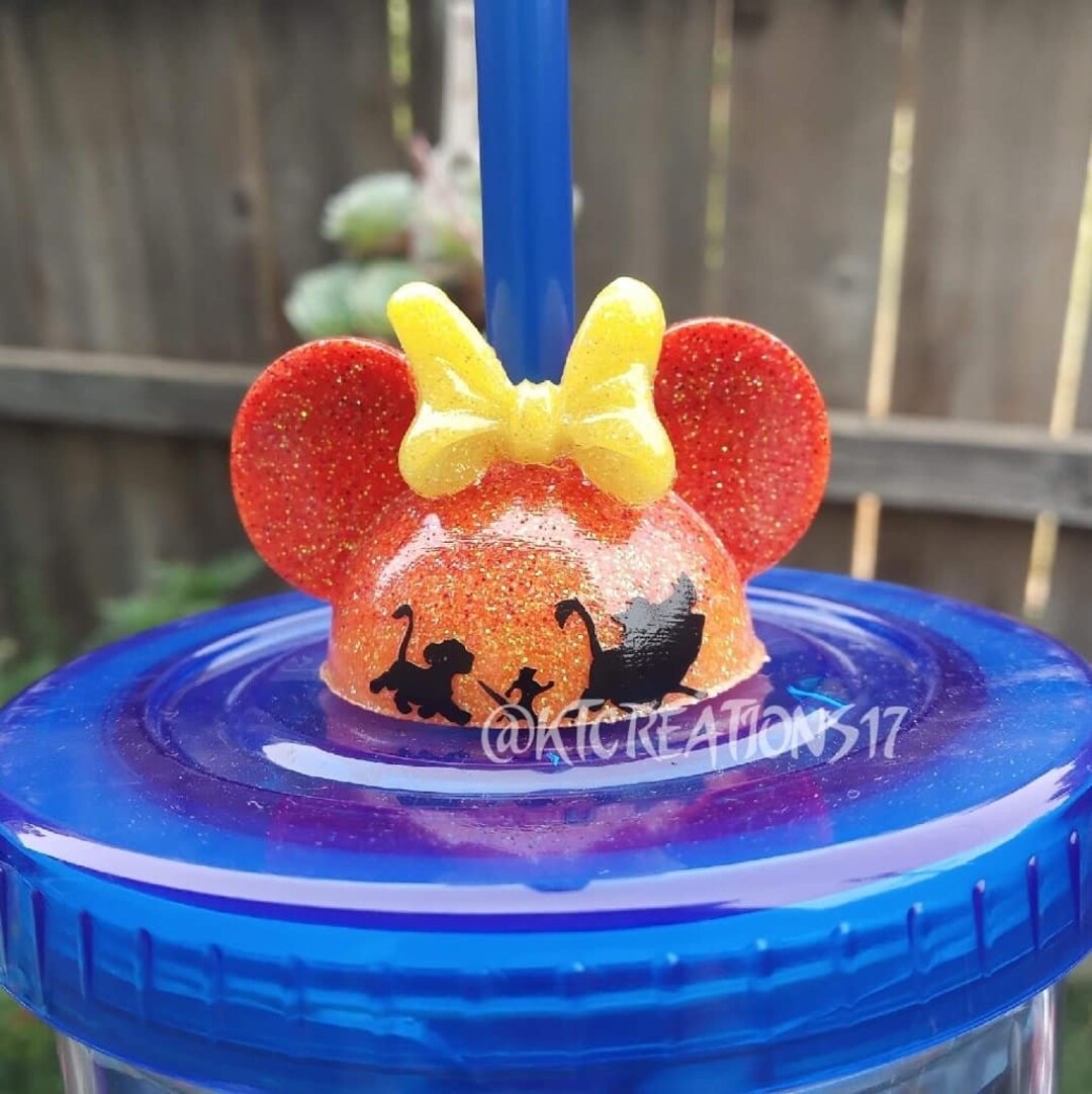 Lion King Straw Topper - Etsy