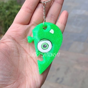 Mike and Sully Best Friend Keychains - Etsy