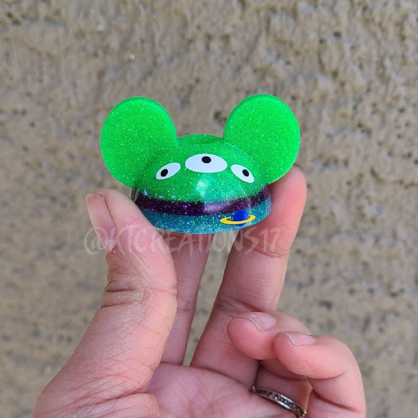 Green Alien Toy Story Straw Topper | Etsy