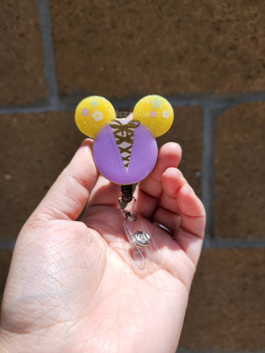 Rapunzel Badge Reel - Etsy