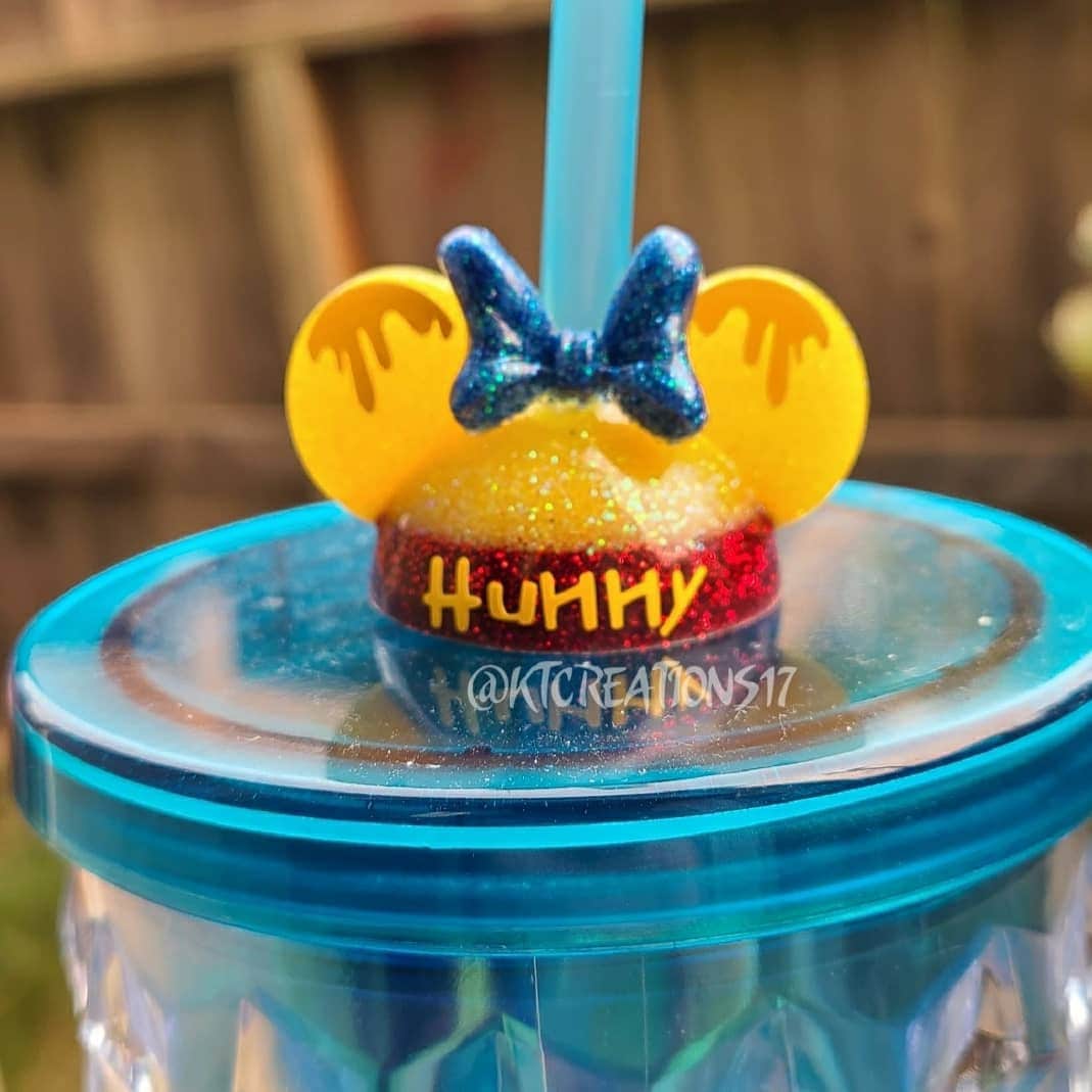 Winnie the Pooh Straw Topper - Etsy