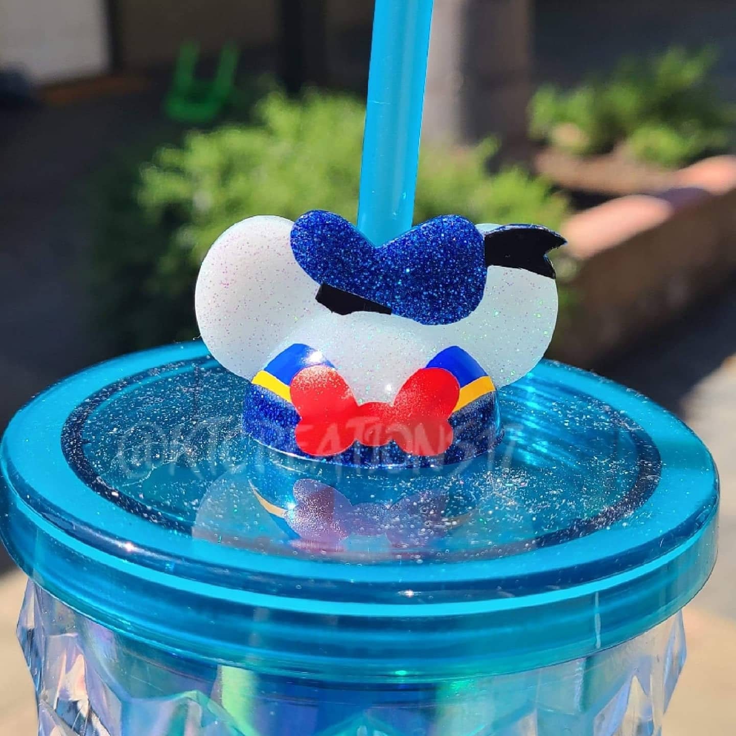 Donald Duck Straw Topper - Etsy