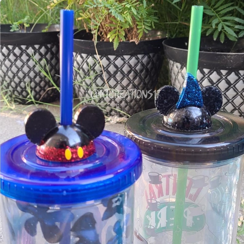 Mickey Straw Topper - Etsy