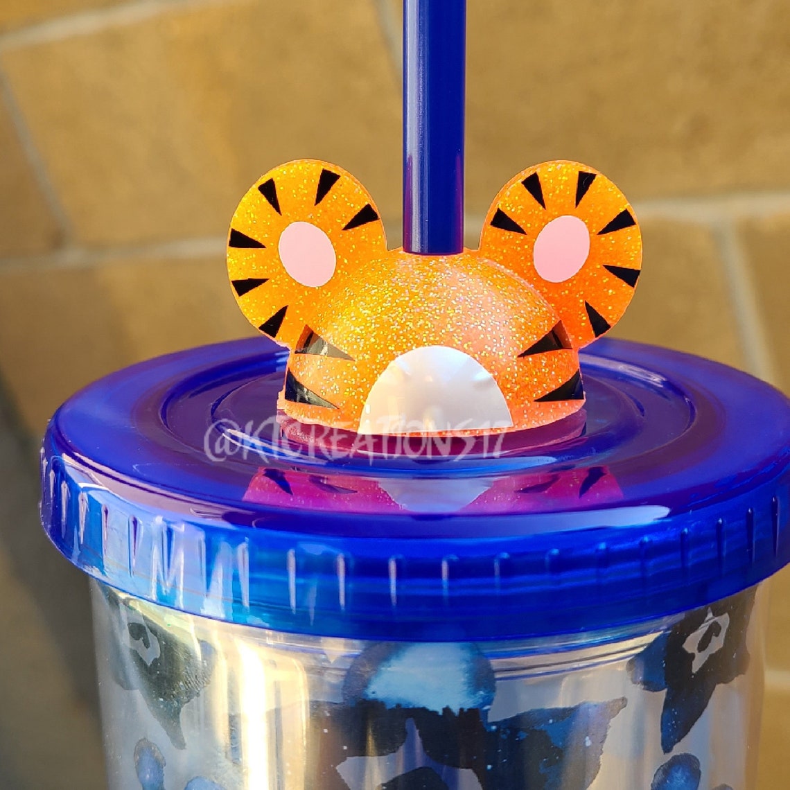 Tigger Straw Topper | Etsy