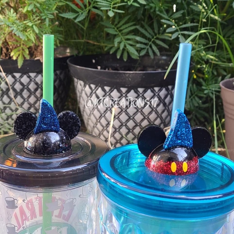 Mickey Straw Topper - Etsy