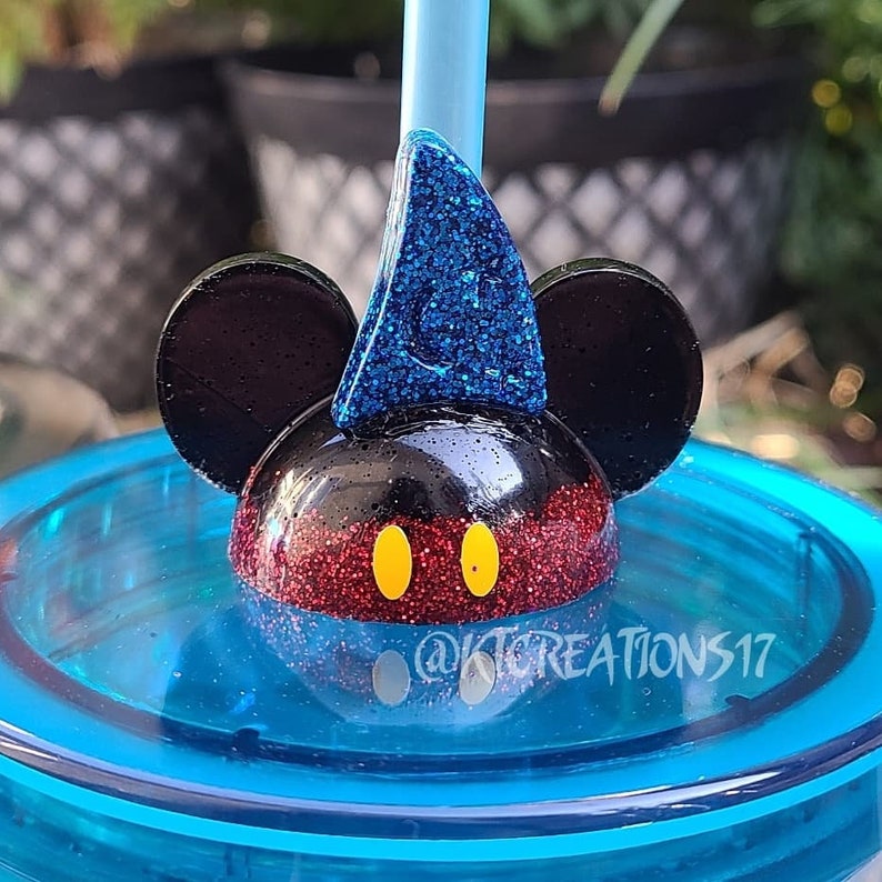 Mickey Straw Topper - Etsy