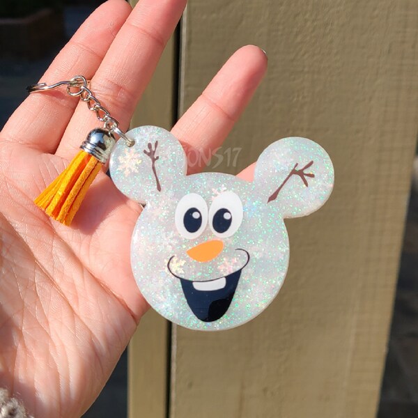 Olaf Keychain - Etsy