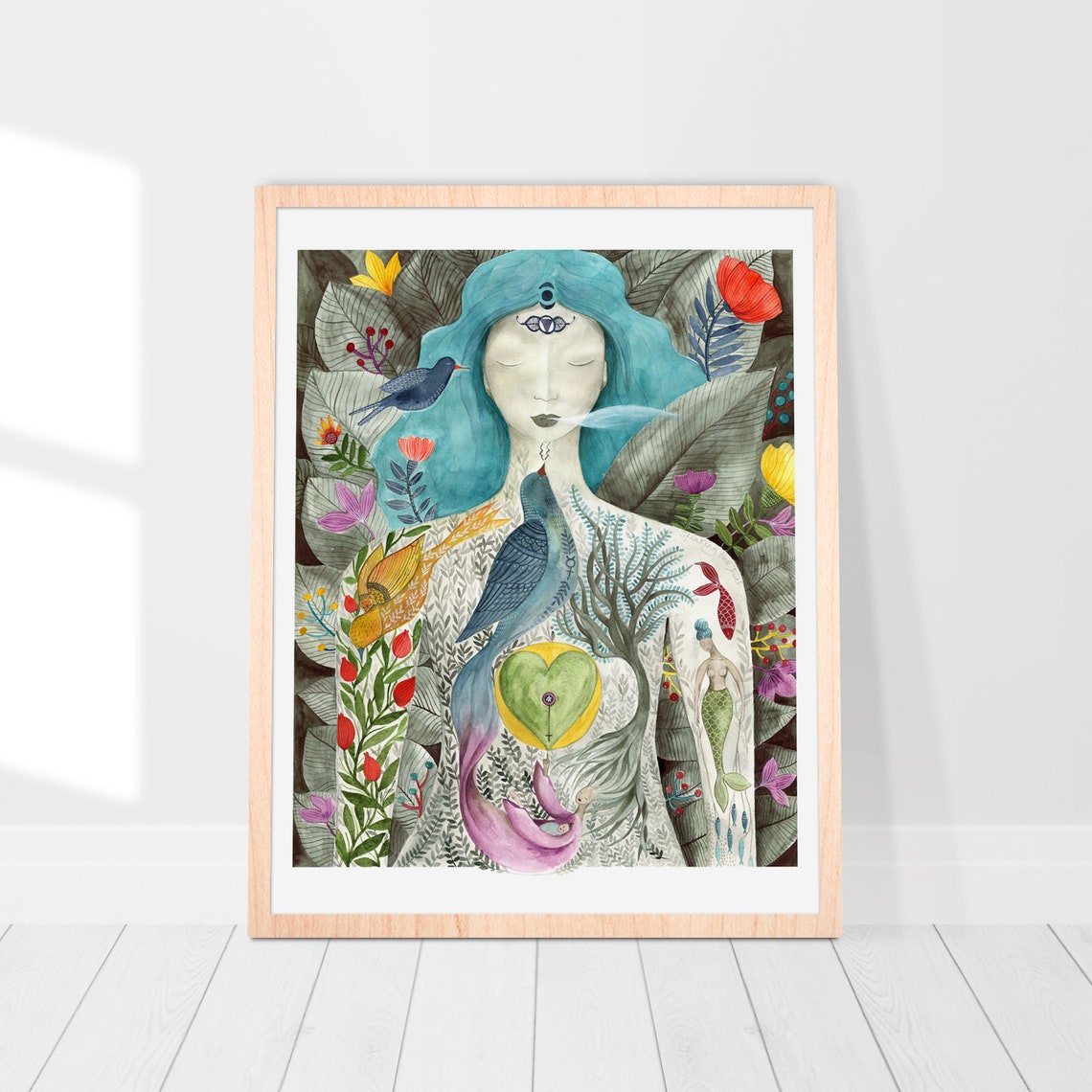 Spiritual Wall Art for Women Chakra Wall Art Print Feminine - Etsy