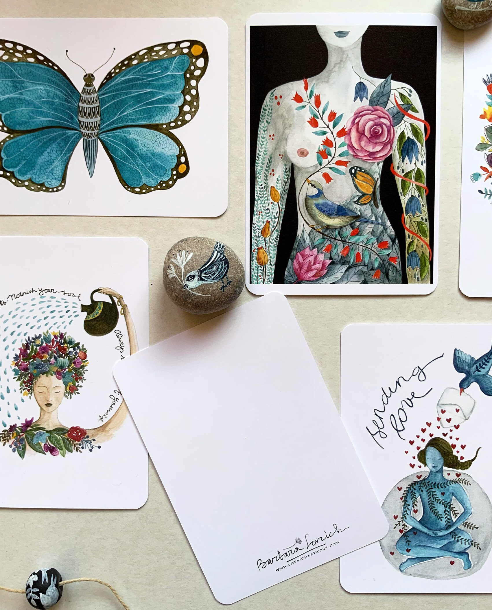 Four Elements Art Zen Wall Art Watercolor Tree Art Print - Etsy